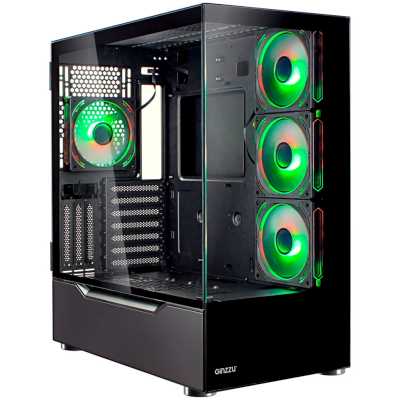 Ginzzu GL750 Black купить в KNS. Корпус Ginzzu GL750 Black - цена ...